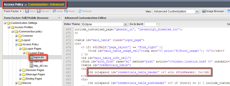 Two-Factor Authentication for F5 BIG-IP APM: Duo Security