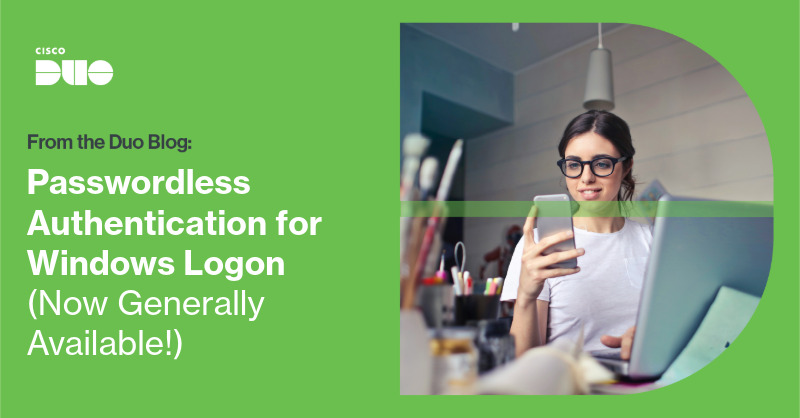 Announcing Paswordless Authentication for Windows Logon | Duo Security