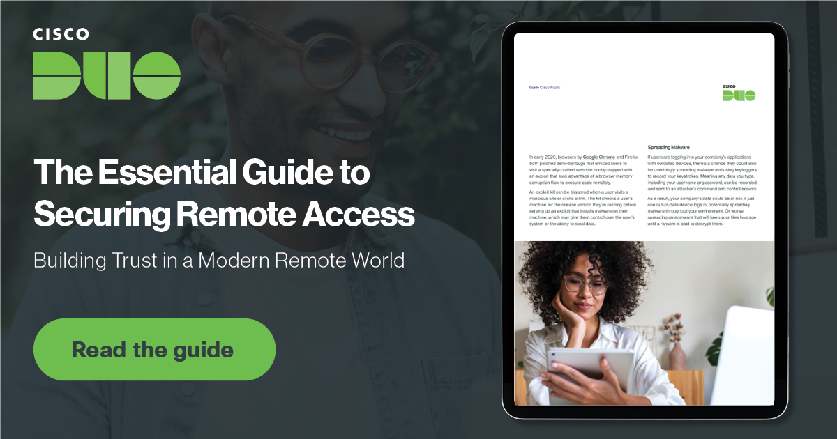The Essential Guide to Securing Remote Access | Duo Security