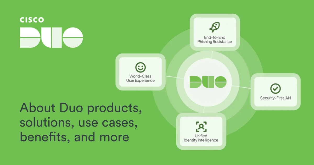 About Duo Products, Solutions, Use Cases, Benefits, and More | Cisco Duo